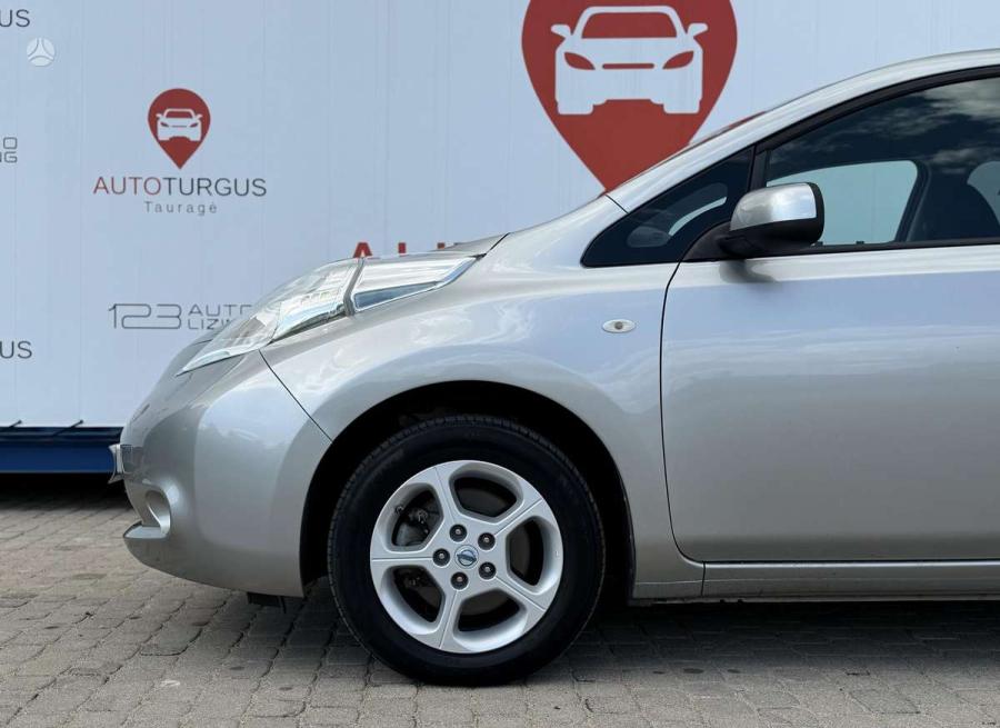 Grey Nissan Leaf 2015 in Taurage, with an engine capacity of 0.00 L and mileage of 73 thousand km for 5300 €, photo 16 on AUTOMOTO.COM.LV