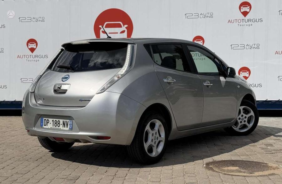 Grey Nissan Leaf 2015 in Taurage, with an engine capacity of 0.00 L and mileage of 73 thousand km for 5300 €, photo 17 on AUTOMOTO.COM.LV