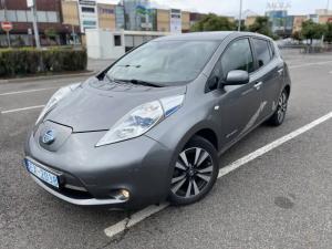 Grey Nissan Leaf 2017 in Riga, with an engine capacity of 0.00 L and mileage of 126 thousand km for 12500 €, photo  on AUTOMOTO.COM.LV