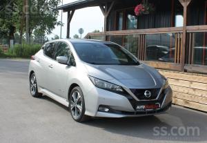 Grey Nissan Leaf 2018 in Riga, with an engine capacity of 0.00 L and mileage of 0 thousand km for 9790 €, photo 4 on AUTOMOTO.COM.LV