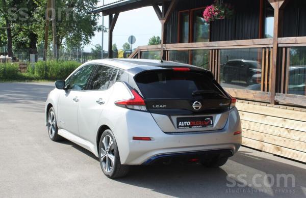 Grey Nissan Leaf 2018 in Riga, with an engine capacity of 0.00 L and mileage of 0 thousand km for 9790 €, photo 7 on AUTOMOTO.COM.LV