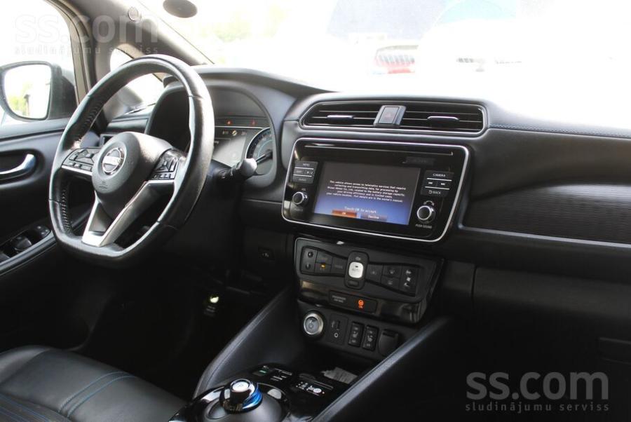 Grey Nissan Leaf 2018 in Riga, with an engine capacity of 0.00 L and mileage of 0 thousand km for 9790 €, photo 14 on AUTOMOTO.COM.LV