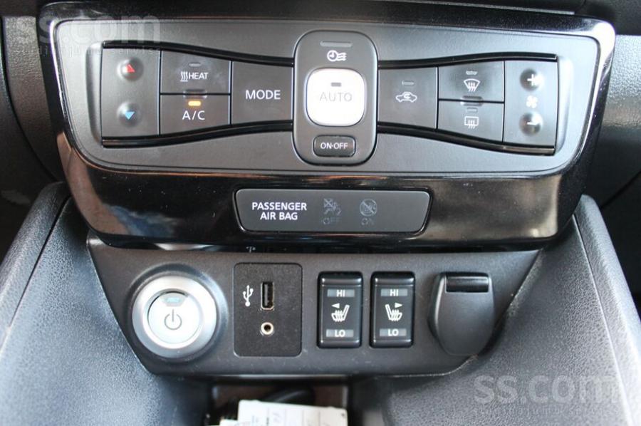 Grey Nissan Leaf 2018 in Riga, with an engine capacity of 0.00 L and mileage of 0 thousand km for 9790 €, photo 16 on AUTOMOTO.COM.LV