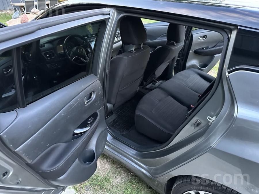 Pelēks Nissan Leaf 2018 Ventspils, ar dzinēja tilpumu 0.00 L un nobraukumu 140 tūkst. km par 8600 €, foto 8 vietnē AUTOMOTO.COM.LV