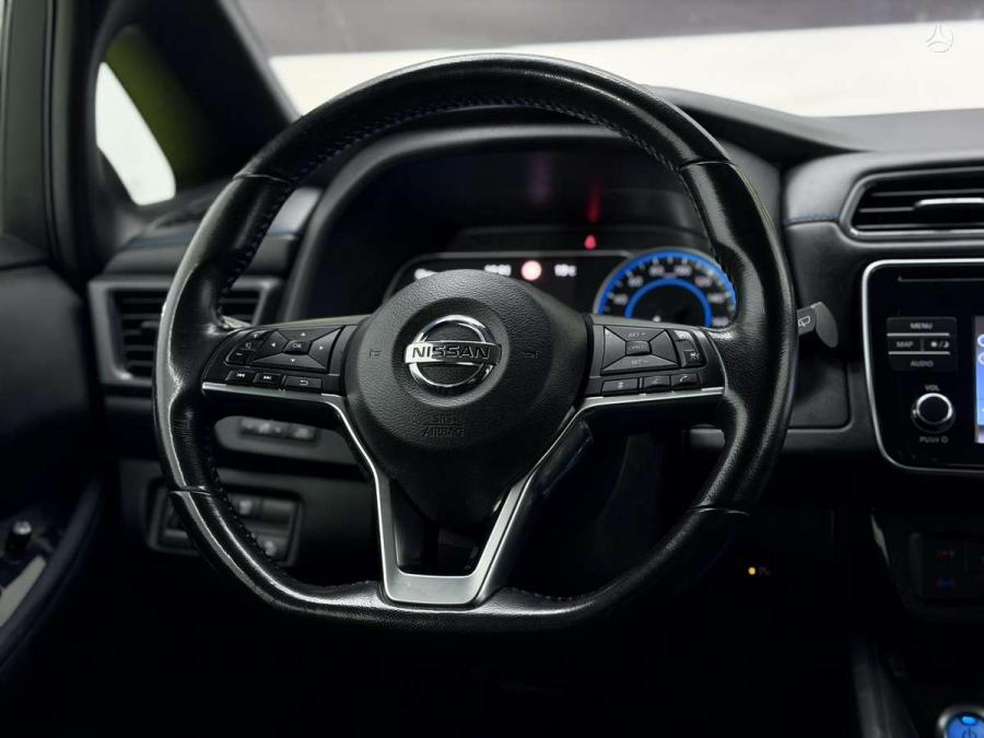 Grey Nissan Leaf 2018 in Vilnius, with an engine capacity of 0.00 L and mileage of 112 thousand km for 9900 €, photo 17 on AUTOMOTO.COM.LV