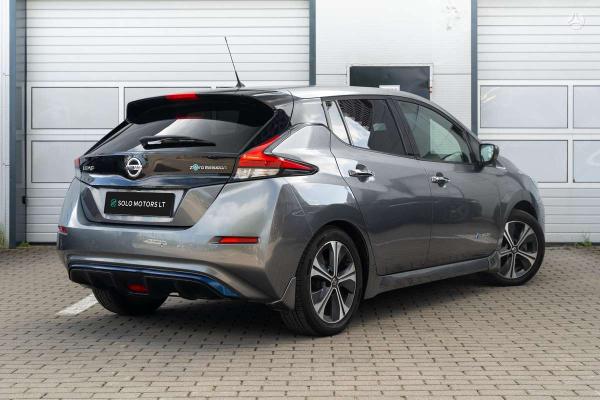 Grey Nissan Leaf 2018 in Vilnius, with an engine capacity of 0.00 L and mileage of 150 thousand km for 8950 €, photo 4 on AUTOMOTO.COM.LV