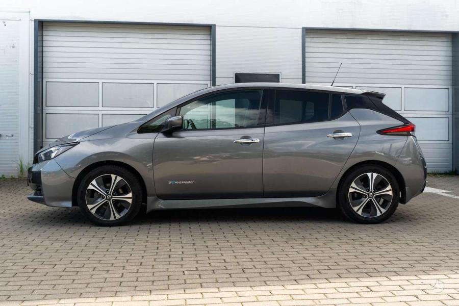 Grey Nissan Leaf 2018 in Vilnius, with an engine capacity of 0.00 L and mileage of 150 thousand km for 8950 €, photo 6 on AUTOMOTO.COM.LV