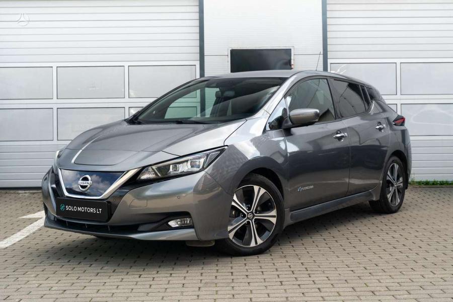 Grey Nissan Leaf 2018 in Vilnius, with an engine capacity of 0.00 L and mileage of 150 thousand km for 8950 €, photo 7 on AUTOMOTO.COM.LV