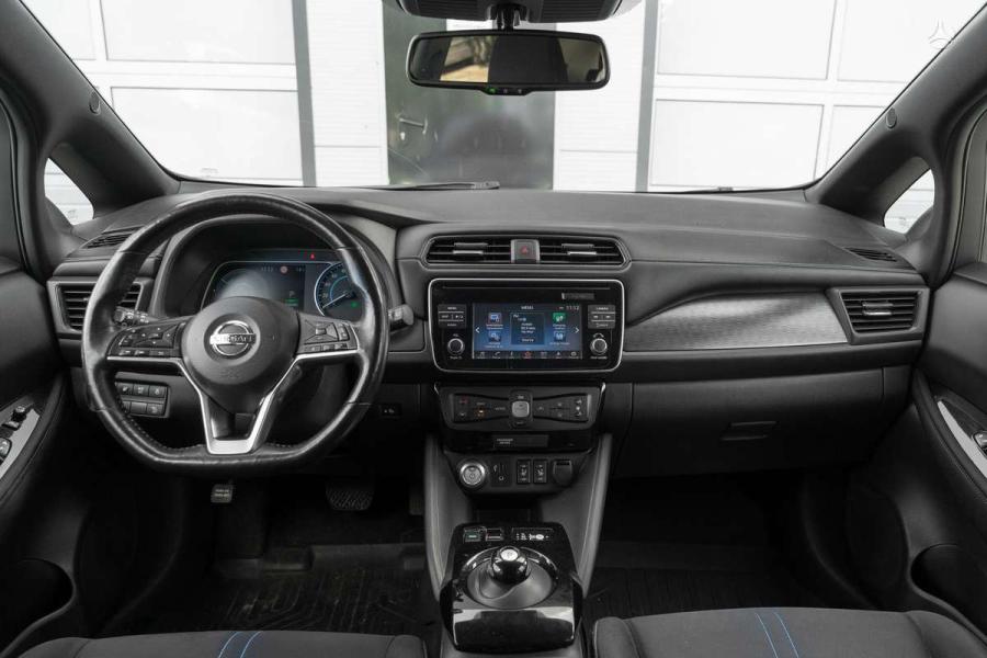 Grey Nissan Leaf 2018 in Vilnius, with an engine capacity of 0.00 L and mileage of 150 thousand km for 8950 €, photo 12 on AUTOMOTO.COM.LV
