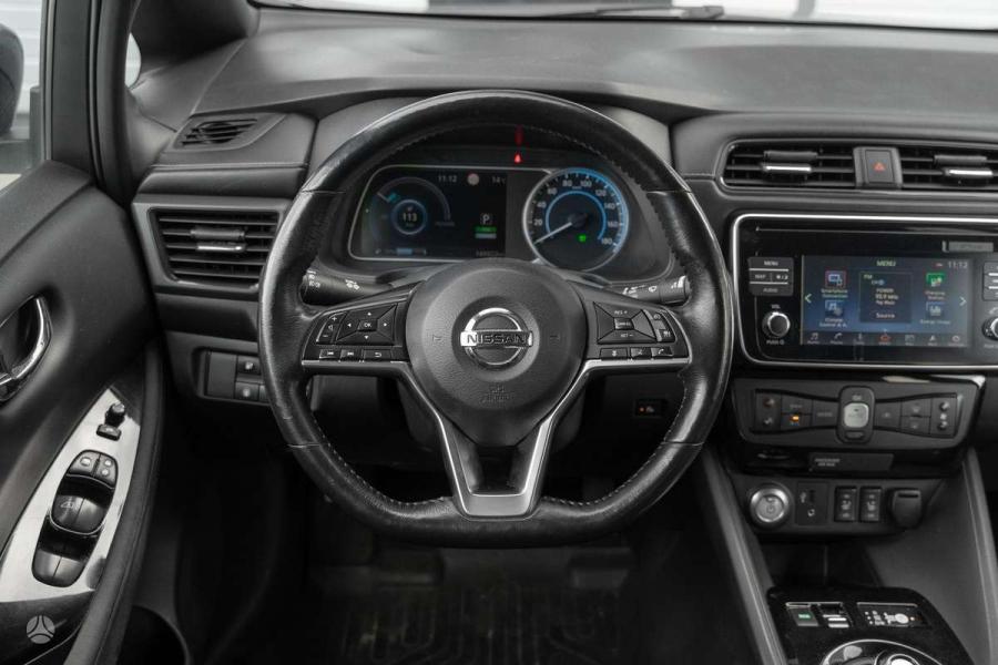 Grey Nissan Leaf 2018 in Vilnius, with an engine capacity of 0.00 L and mileage of 150 thousand km for 8950 €, photo 13 on AUTOMOTO.COM.LV