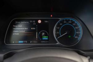 Grey Nissan Leaf 2018 in Vilnius, with an engine capacity of 0.00 L and mileage of 150 thousand km for 8950 €, photo 14 on AUTOMOTO.COM.LV