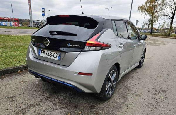 Grey Nissan Leaf 2019 in Klaipeda, with an engine capacity of 0.00 L and mileage of 118 thousand km for 10200 €, photo 5 on AUTOMOTO.COM.LV