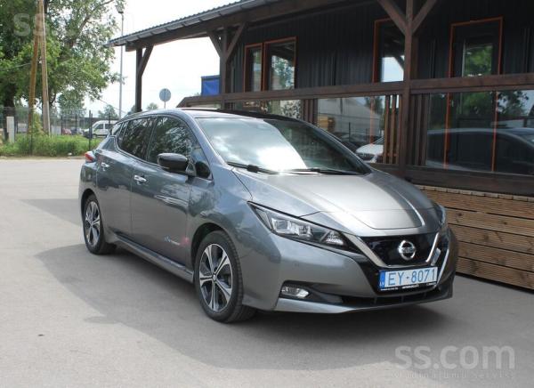 Grey Nissan Leaf 2019 in Riga, with an engine capacity of 0.00 L and mileage of 0 thousand km for 1122 €, photo 2 on AUTOMOTO.COM.LV