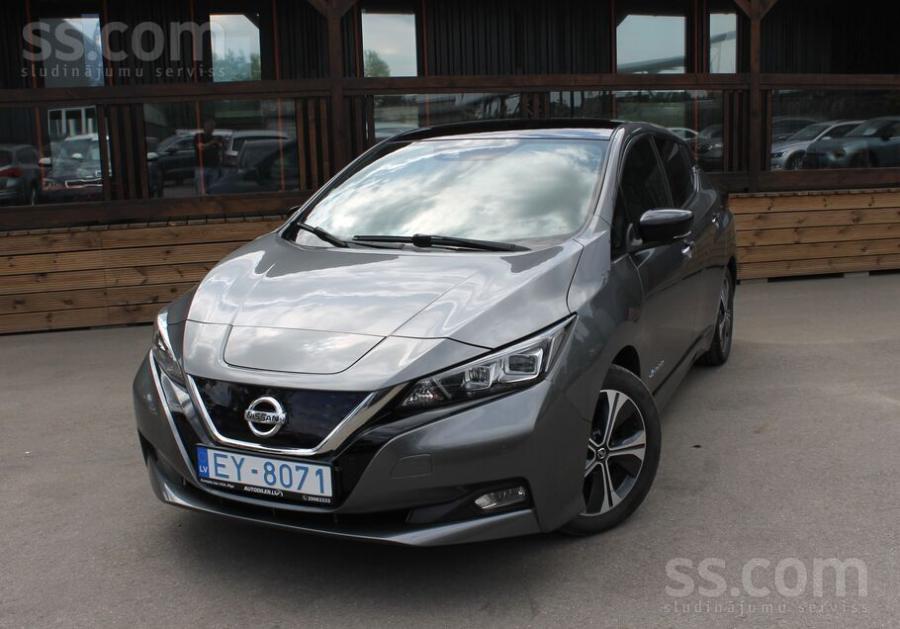 Grey Nissan Leaf 2019 in Riga, with an engine capacity of 0.00 L and mileage of 0 thousand km for 1122 €, photo 4 on AUTOMOTO.COM.LV