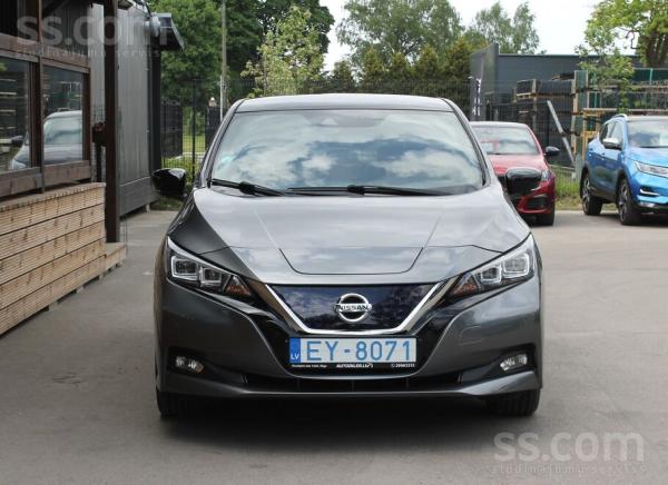 Grey Nissan Leaf 2019 in Riga, with an engine capacity of 0.00 L and mileage of 0 thousand km for 1122 €, photo 4 on AUTOMOTO.COM.LV