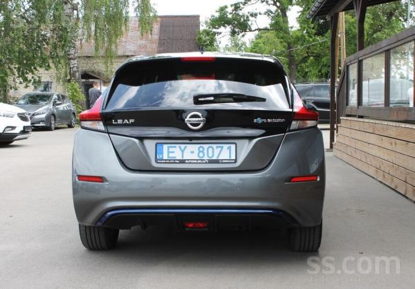 Grey Nissan Leaf 2019 in Riga, with an engine capacity of 0.00 L and mileage of 0 thousand km for 1122 €, photo 6 on AUTOMOTO.COM.LV