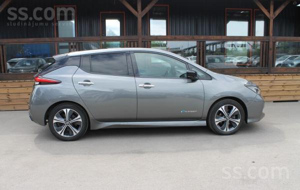 Grey Nissan Leaf 2019 in Riga, with an engine capacity of 0.00 L and mileage of 0 thousand km for 1122 €, photo 9 on AUTOMOTO.COM.LV