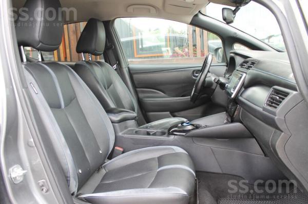 Grey Nissan Leaf 2019 in Riga, with an engine capacity of 0.00 L and mileage of 0 thousand km for 1122 €, photo 10 on AUTOMOTO.COM.LV