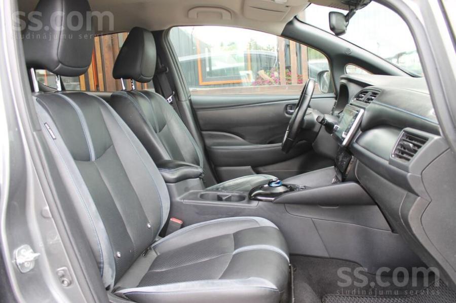 Grey Nissan Leaf 2019 in Riga, with an engine capacity of 0.00 L and mileage of 0 thousand km for 1122 €, photo 11 on AUTOMOTO.COM.LV