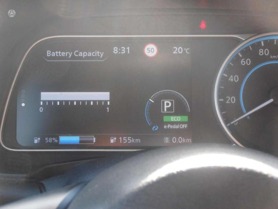 Серый Ниссан Лиф 2019 в Вильнюс, объемом двигателя 0.00 л и пробегом 80 тыс. км за 12500 €, фото 21 на AUTOMOTO.COM.LV