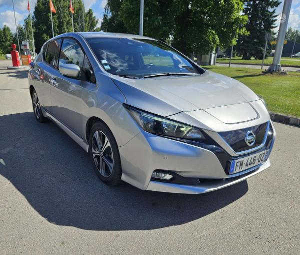 Grey Nissan Leaf 2019 in Taurage, with an engine capacity of 0.00 L and mileage of 127 thousand km for 9300 €, photo 1 on AUTOMOTO.COM.LV