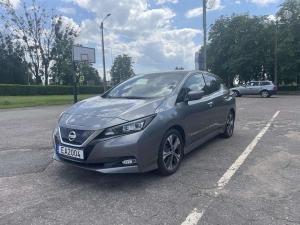 Grey Nissan Leaf 2019 in Kaunas, with an engine capacity of 0.00 L and mileage of 86 thousand km for 12500 €, photo  on AUTOMOTO.COM.LV
