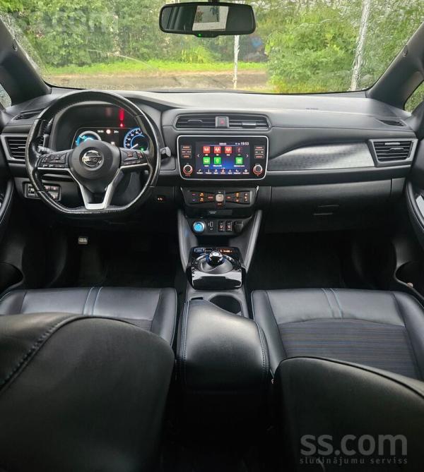 Pelēks Nissan Leaf 2019 Rīga, ar dzinēja tilpumu 0.00 L un nobraukumu 130 tūkst. km par 13300 €, foto 7 vietnē AUTOMOTO.COM.LV