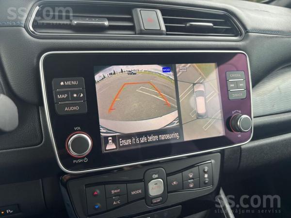 Grey Nissan Leaf 2019 in Riga, with an engine capacity of 0.00 L and mileage of 69 thousand km for 18500 €, photo 9 on AUTOMOTO.COM.LV