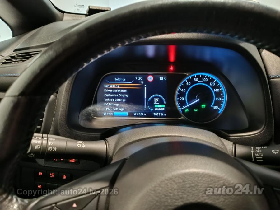 Серый Ниссан Лиф 2019 в Таллин, объемом двигателя 0.00 л и пробегом 99 тыс. км за 10990 €, фото 12 на AUTOMOTO.COM.LV