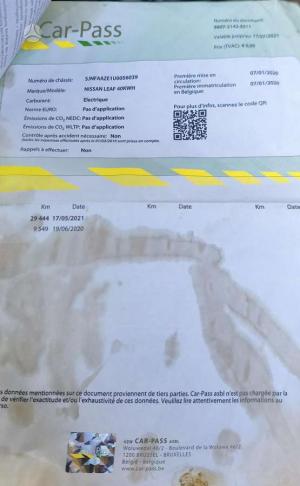 Pelēks Nissan Leaf 2020 Viļņa, ar dzinēja tilpumu 0.00 L un nobraukumu 127 tūkst. km par 13800 €, foto 19 vietnē AUTOMOTO.COM.LV
