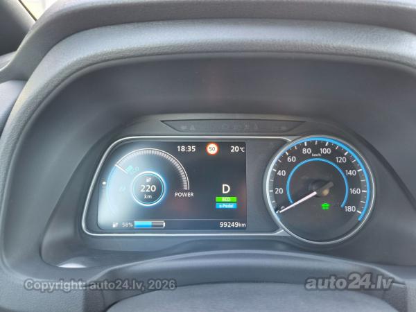 Grey Nissan Leaf 2020 in Tallinn, with an engine capacity of 0.00 L and mileage of 99 thousand km for 14750 €, photo 10 on AUTOMOTO.COM.LV