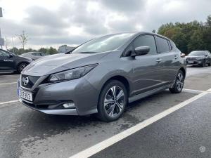 Grey Nissan Leaf 2020 in Kaunas, with an engine capacity of 0.00 L and mileage of 58 thousand km for 19965 €, photo  on AUTOMOTO.COM.LV