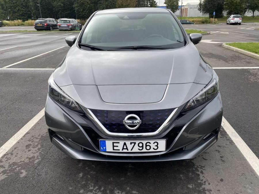 Grey Nissan Leaf 2020 in Kaunas, with an engine capacity of 0.00 L and mileage of 58 thousand km for 19965 €, photo 11 on AUTOMOTO.COM.LV
