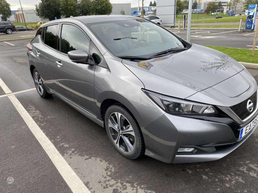 Grey Nissan Leaf 2020 in Kaunas, with an engine capacity of 0.00 L and mileage of 58 thousand km for 19965 €, photo 12 on AUTOMOTO.COM.LV