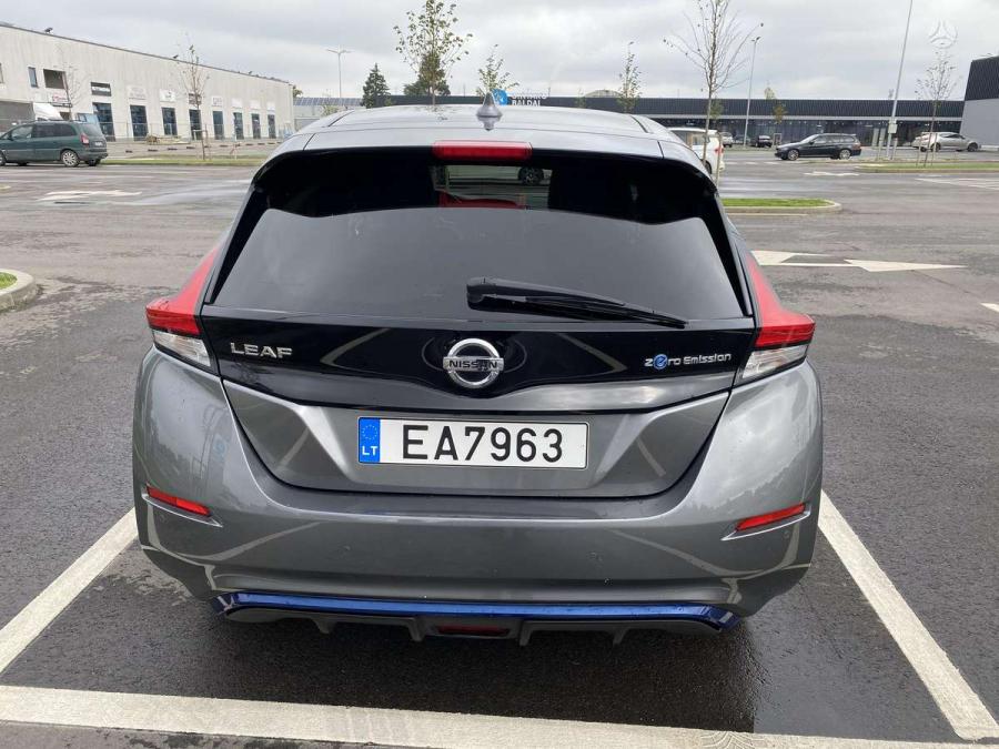 Grey Nissan Leaf 2020 in Kaunas, with an engine capacity of 0.00 L and mileage of 58 thousand km for 19965 €, photo 16 on AUTOMOTO.COM.LV