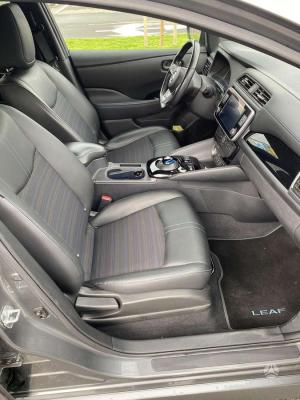 Grey Nissan Leaf 2020 in Kaunas, with an engine capacity of 0.00 L and mileage of 58 thousand km for 19965 €, photo 18 on AUTOMOTO.COM.LV