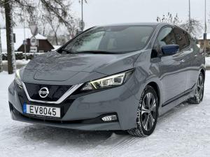 Pelēks Nissan Leaf 2021 Ukmergė, ar dzinēja tilpumu 0.00 L un nobraukumu 125 tūkst. km par 7600 €, foto 2 vietnē AUTOMOTO.COM.LV