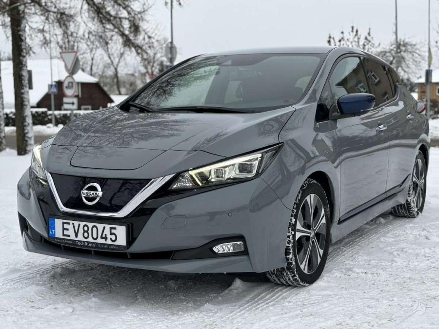 Pelēks Nissan Leaf 2021 Ukmergė, ar dzinēja tilpumu 0.00 L un nobraukumu 125 tūkst. km par 7600 €, foto 2 vietnē AUTOMOTO.COM.LV