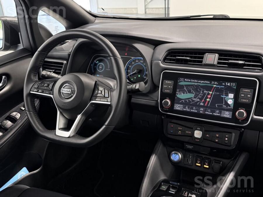 Pelēks Nissan Leaf 2021 Rīga, ar dzinēja tilpumu 0.00 L un nobraukumu 51 tūkst. km par 17500 €, foto 10 vietnē AUTOMOTO.COM.LV