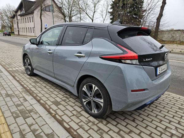 Grey Nissan Leaf 2022 in Klaipeda, with an engine capacity of 0.00 L and mileage of 49 thousand km for 17500 €, photo 1 on AUTOMOTO.COM.LV