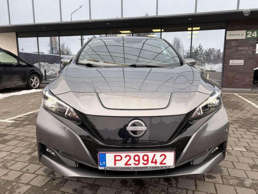 Grey Nissan Leaf 2022 in Marijampole, with an engine capacity of 0.00 L and mileage of 50 thousand km for 15900 €, photo 5 on AUTOMOTO.COM.LV