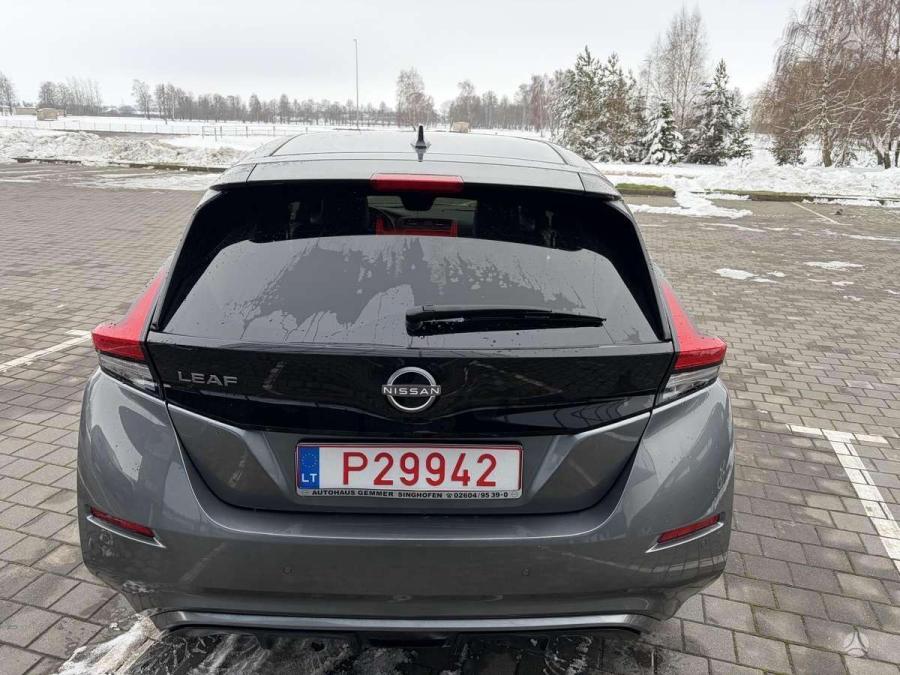 Grey Nissan Leaf 2022 in Marijampole, with an engine capacity of 0.00 L and mileage of 50 thousand km for 15900 €, photo 11 on AUTOMOTO.COM.LV