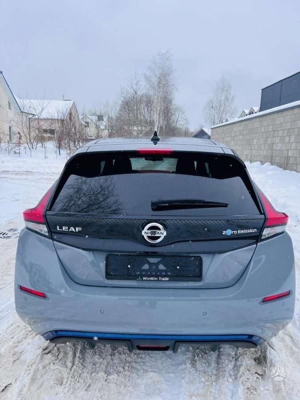 Pelēks Nissan Leaf 2022 Viļņa, ar dzinēja tilpumu 0.00 L un nobraukumu 56 tūkst. km par 15950 €, foto 7 vietnē AUTOMOTO.COM.LV