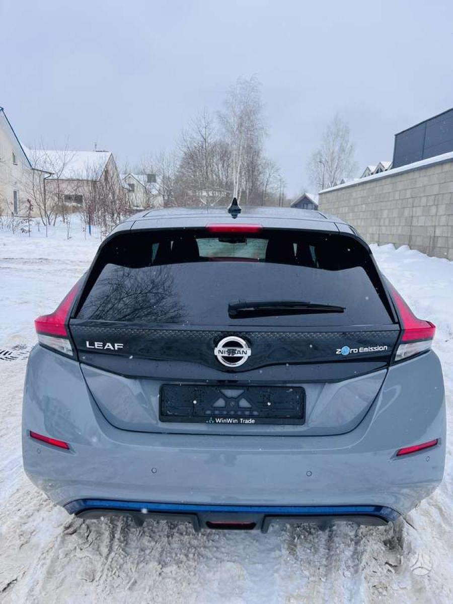 Pelēks Nissan Leaf 2022 Viļņa, ar dzinēja tilpumu 0.00 L un nobraukumu 56 tūkst. km par 15950 €, foto 7 vietnē AUTOMOTO.COM.LV