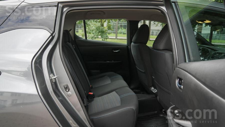 Grey Nissan Leaf 2022 in Riga, with an engine capacity of 0.00 L and mileage of 57 thousand km for 16950 €, photo 12 on AUTOMOTO.COM.LV