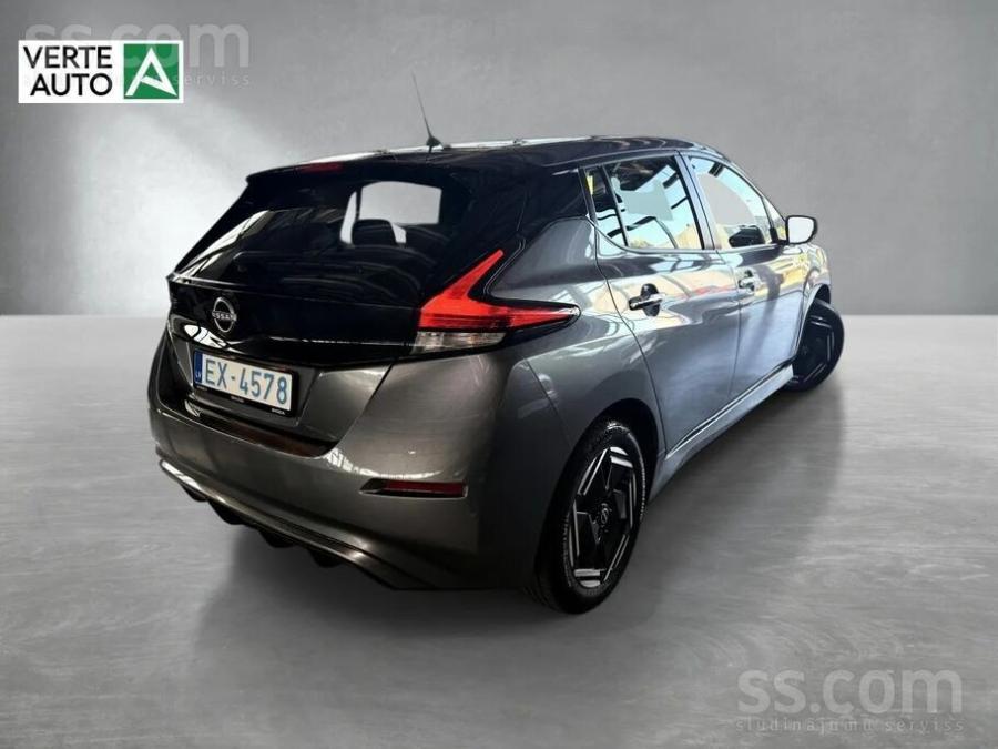 Grey Nissan Leaf 2022 in Riga, with an engine capacity of 0.00 L and mileage of 65 thousand km for 14990 €, photo 5 on AUTOMOTO.COM.LV