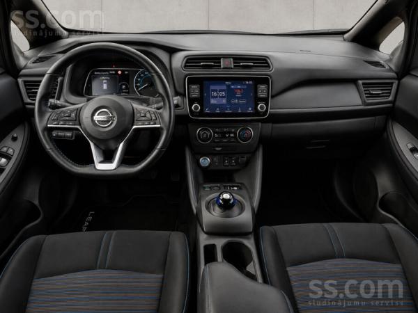 Pelēks Nissan Leaf 2022 Rīga, ar dzinēja tilpumu 0.00 L un nobraukumu 109 tūkst. km par 12890 €, foto 9 vietnē AUTOMOTO.COM.LV