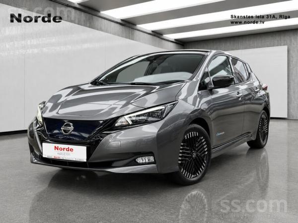 Grey Nissan Leaf 2022 in Riga, with an engine capacity of 0.00 L and mileage of 67 thousand km for 15490 €, photo 1 on AUTOMOTO.COM.LV