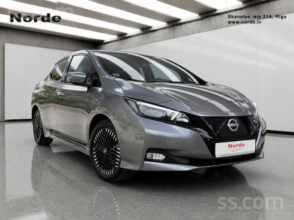Grey Nissan Leaf 2022 in Riga, with an engine capacity of 0.00 L and mileage of 67 thousand km for 15490 €, photo 2 on AUTOMOTO.COM.LV