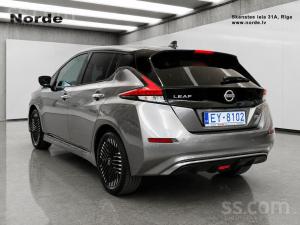 Pelēks Nissan Leaf 2022 Rīga, ar dzinēja tilpumu 0.00 L un nobraukumu 67 tūkst. km par 15490 €, foto 4 vietnē AUTOMOTO.COM.LV